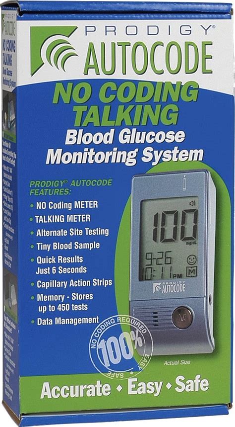 Prodigy Autocode Talking Meter Kit By Prodigy Diabetes Care Health And Household