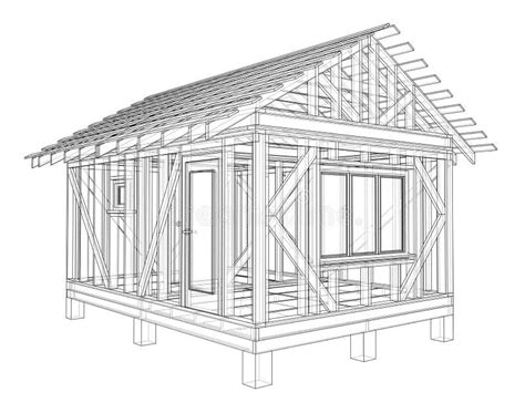 Private House Sketch Vector Stock Vector Illustration Of Development Construction 134482808