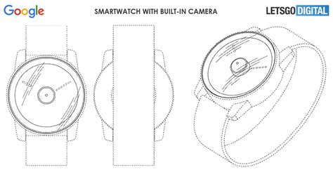 Google Pixel Watch With Built In Camera Appears In Patent