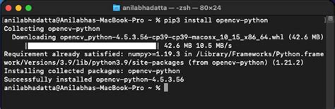 How To Install Opencv 4 On Macos Geeksforgeeks