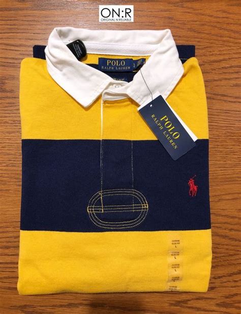 폴로 랄프로렌 남성 커스텀핏 럭비 티셔츠 상품 상세 크로켓