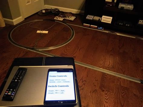 Remote Control Using Raspberry Pi I Can Control The Train And The Track Switches With My Phone