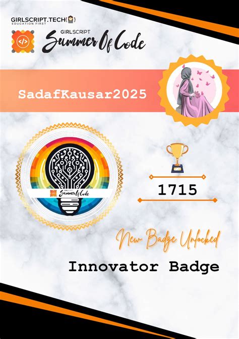 sadaf kausar on linkedin gssoc gssocbadge girlscript opensource