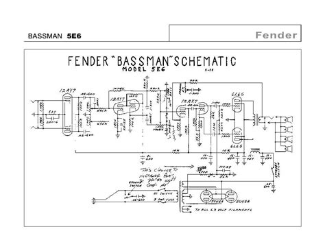 Unveiling The Schematic Of The Fender Bassman T