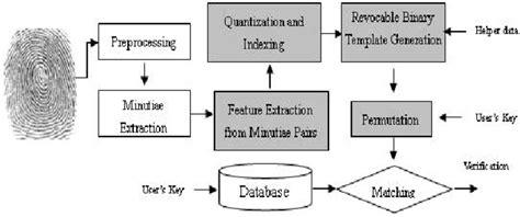 The Proposed Revocable Fingerprint Template Protection Method Download Scientific Diagram