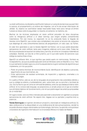 Visión Artificial Aplicaciones Prácticas Con Opencv Python De Tomás