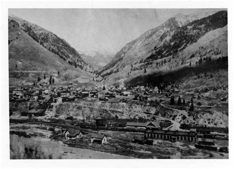 Colorado Pressless Native Rico Rio Grande Southern Depot In 1918