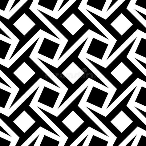 Seamless Geometric Vector Pattern Background Stock Vector Illustration Of Elements Stripes