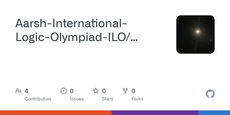 Github International Logic Olympiad Iloaarsh S Guide