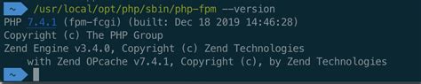 Updating To Valet Version 281 On Macos 10152 With Php 74 504