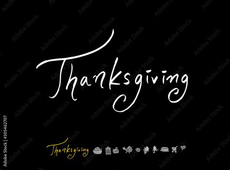 추수감사절 손으로 그린 추수감사절 일러스트 Stock Vector Adobe Stock