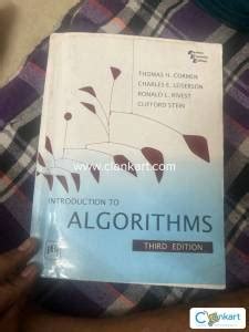 Buy Introduction To Algorithms Book In Excellent Condition At Clankart