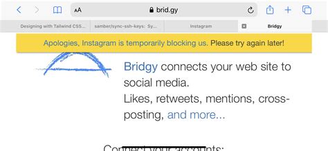 Instagram Is Blocking Our Scraping Issue Snarfed Bridgy GitHub