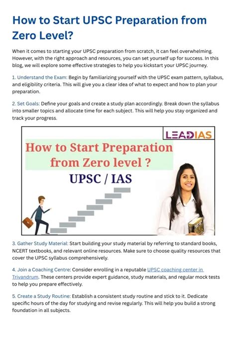 Ppt How To Start Upsc Preparation From Zero Level Powerpoint Presentation Id12565900