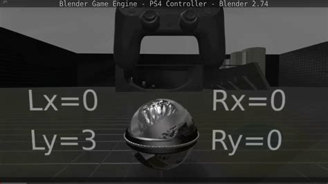 Blender Game Engine PS Controller Python Script Free VR AR Low Poly D Model Animated