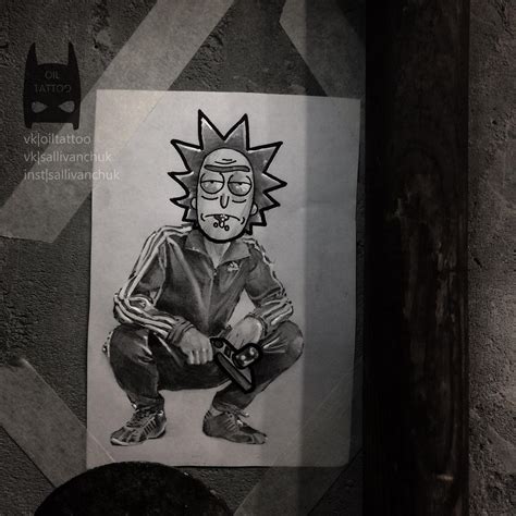 Rick Sanchez X R Drawing