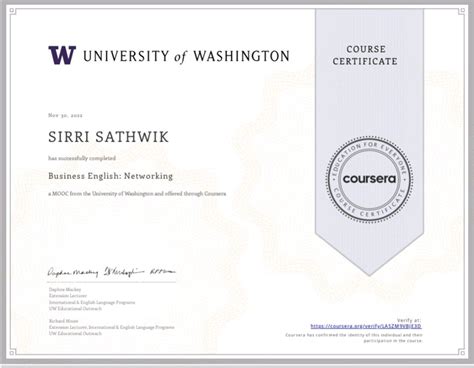 Sirri Sathwik On Linkedin Completed My Course In Business English