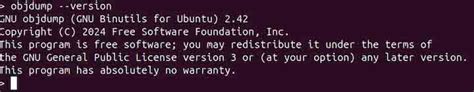 Objdump Command in Unix
