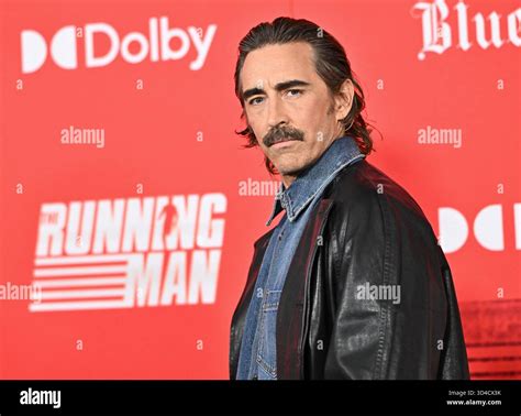 Lee Pace Attends The Premiere Of The Running Man At Amc Lincoln