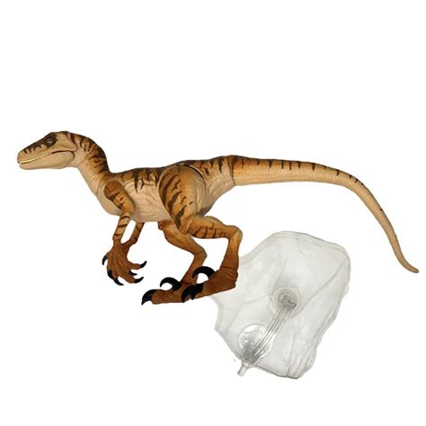 Jurassic Park Amber Collection Tiger Stripe Velociraptor The Lost World Figure Eur 2570