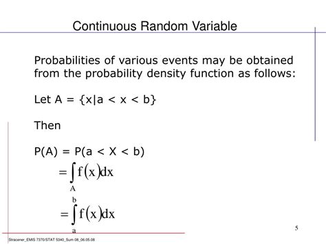 PPT Continuous Probability Distributions Continuous Random Variables Probability