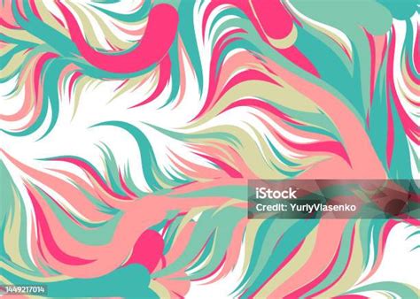 Abstract Perlin Noise Geometric Pattern Generative Computational Art Illustration Stock