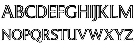 Lt Museum Inline Bold Font