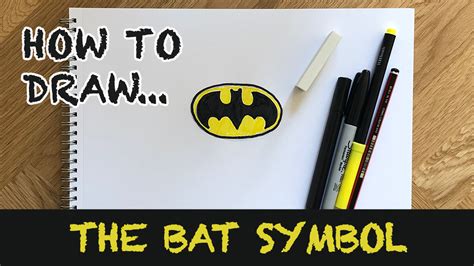How To Draw Batman Logo Step By Step