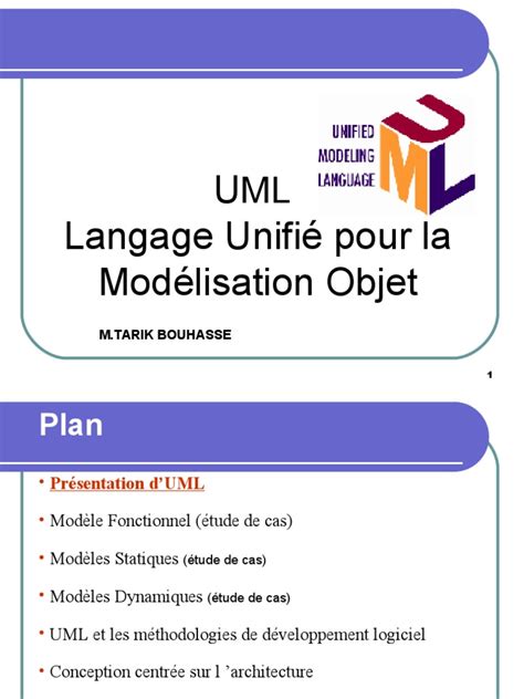 cours uml pdf classe informatique langage de modélisation unifié