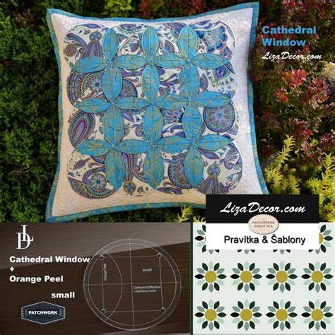 Liza Decor Patchwork Pravítka A šablony Pomůcky A Návody Na šití