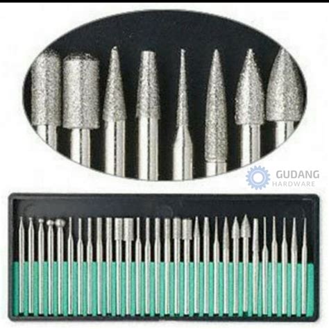 Jual Mata Bor Cun Ukir Grafir Diamond Mounted Pointer 30pcsset As