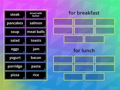 Lunch Teaching Resources