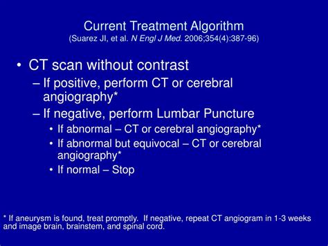 Ppt Diagnosis Of Subarachnoid Hemorrhage In The Emergency Department