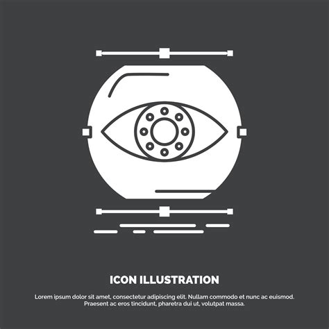 Visualize Conception Monitoring Monitoring Vision Icon Glyph