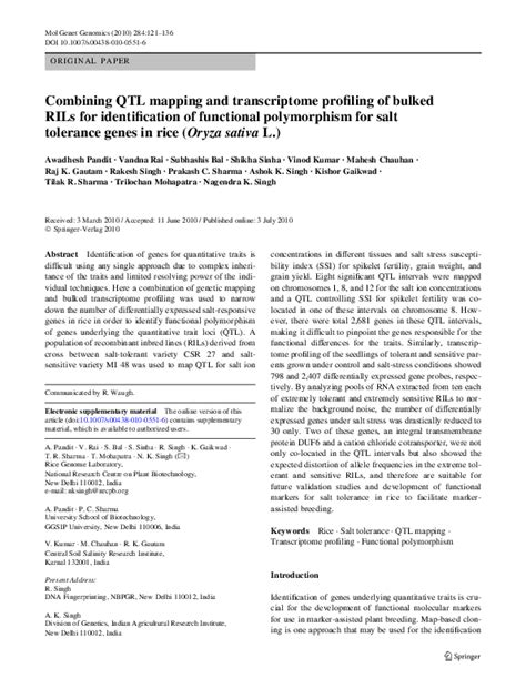pdf combining qtl mapping and transcriptome profiling of bulked rils