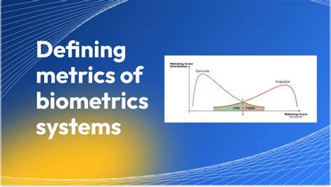 Defining The Core Accuracy Metrics Of Biometric Systems Alice Biometrics
