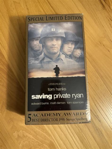 Saving Private Ryan Vhs Special Limited Edition Tom Hanks New Factory