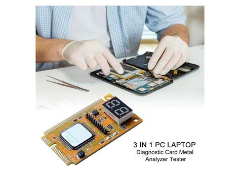 3 In 1 Mini Pci Pci E Lpc Diagnostic Card Pc Debug Tool