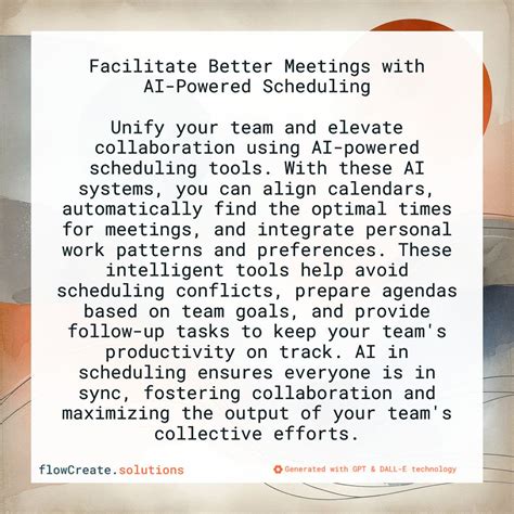 How Ai Boosts Meetings With Flowcreatesolutions Flowcreate Solutions
