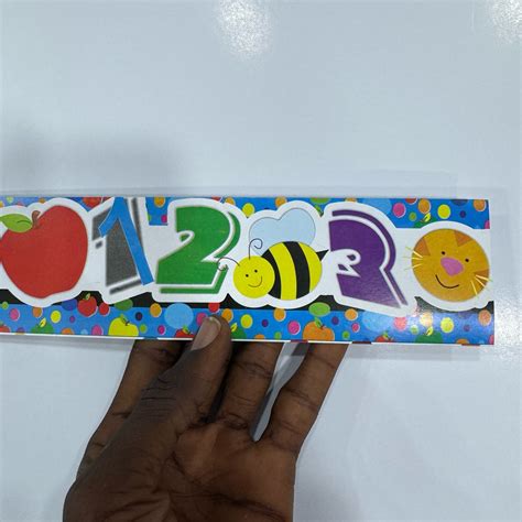 “colorful Counting Theme ” Classroom Paper Border Ebencuts