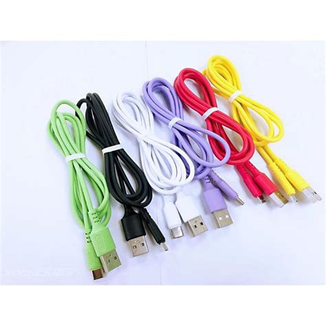 Jual Kabel Data Macaron Micro Usb Type C Lightning Fast Charging Data Cable V Kabel Data Warna