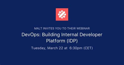 Devops Building Internal Developer Platform Idp Malt