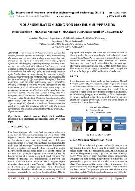 Mouse Simulation Using Non Maximum Suppression Pdf Computer