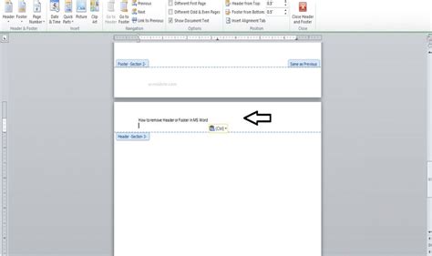 Delete Header And Footer In Word Instadas