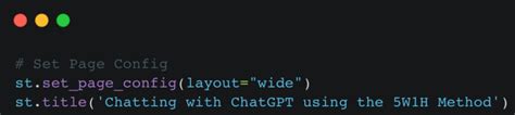 Asking Chatgpt Anything Using Streamlit And The 5w1h Method Daanalytics