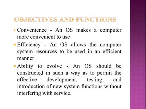 Operating Systems Introduction Ppt