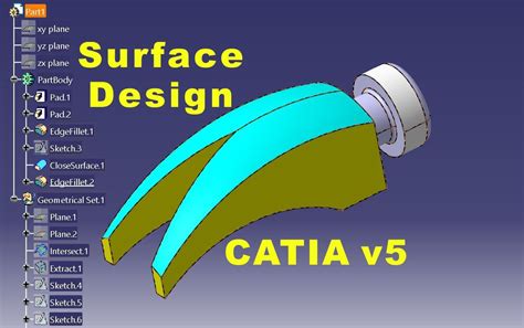 How to create a curve and surface based on a table with points in catia v5 generative surface ...