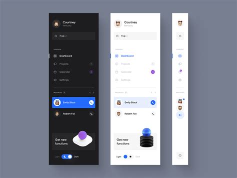 Sidebar Details Ui Ux Design By Outcrowd On Dribbble