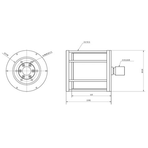 8khz 12khz Cylindrical Underwater Acoustic Transducer Receiving And Transmitting Transducer From