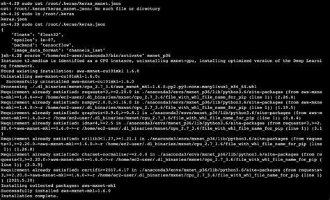 Bug Report Cp Cannot Stat Rootkeraskerasmxnetjson No Such File Or Directory · Issue